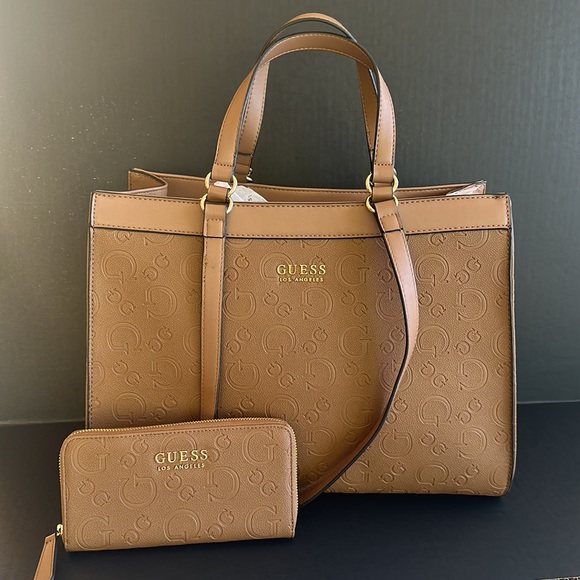 Guess | Bags | New Guess Mariam Carryall Bag With Wallet | Poshmark